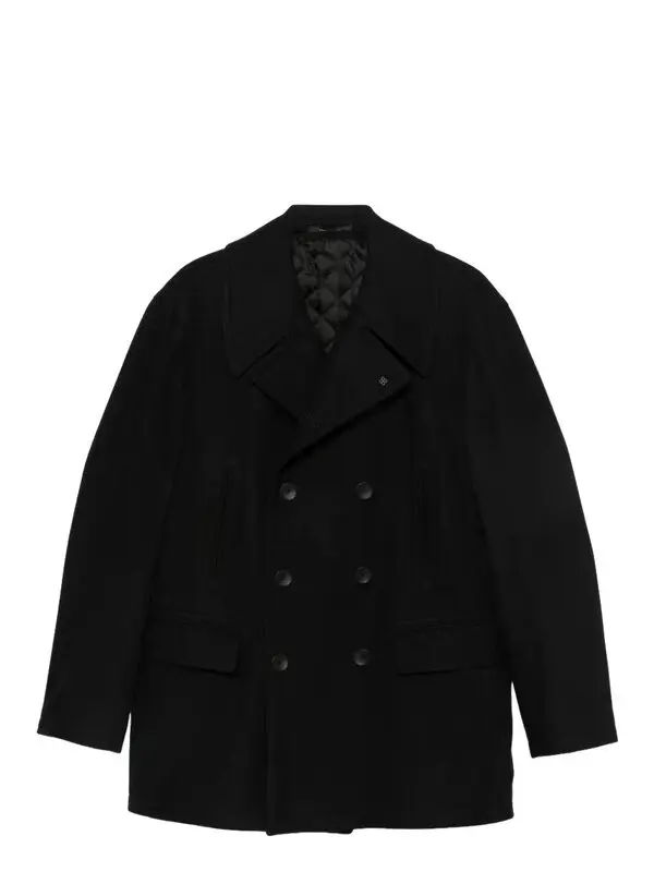 Tagliatore Double-breasted Coat - Black