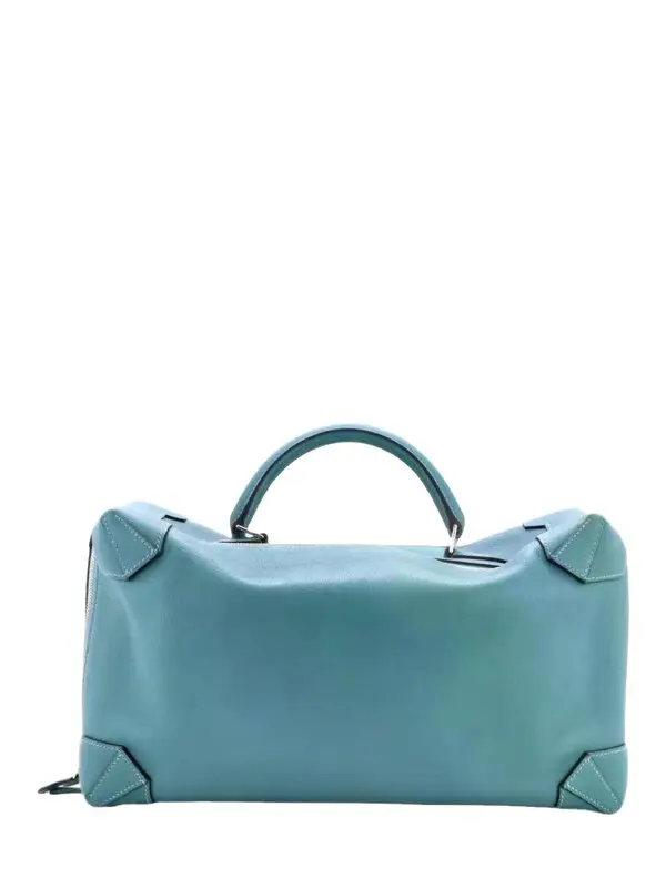 Hermès Maxibox Bag Evercolor Satchel - Blue