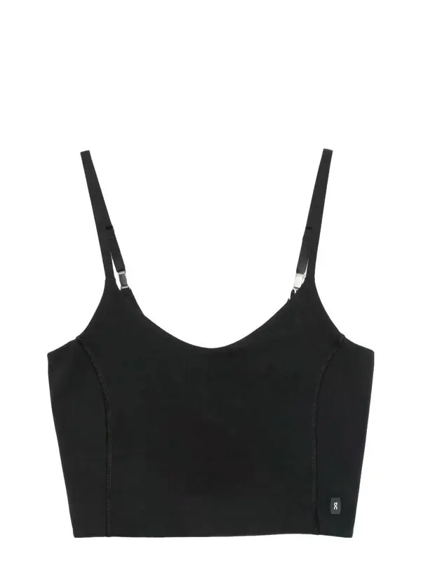 On Logo-print Tank Top - Black