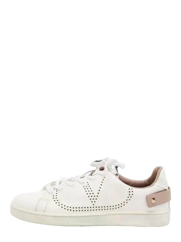 Valentino Garavani Leather Low-top Sneakers - White
