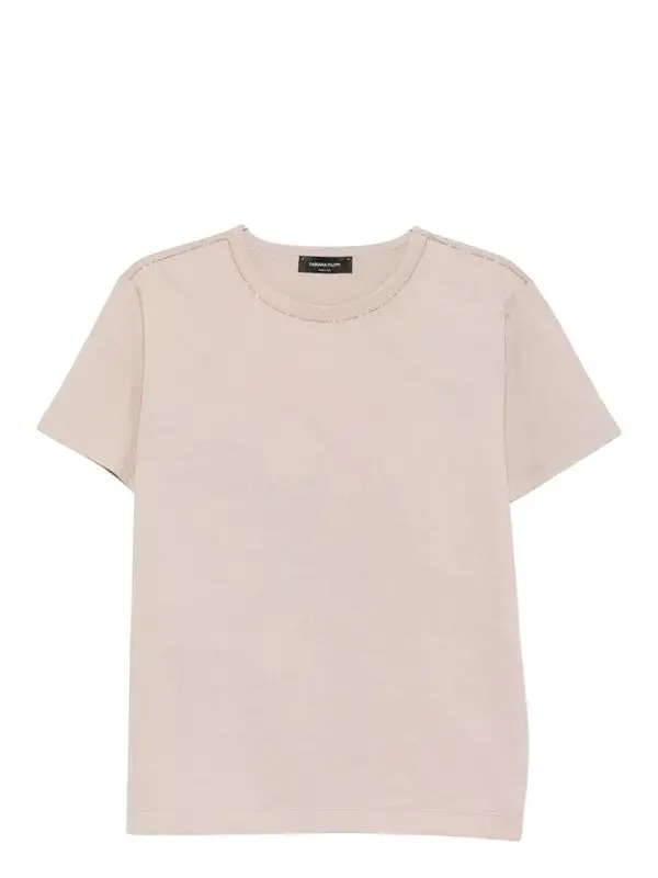 Fabiana Filippi Monili-chain T-shirt - Neutrals