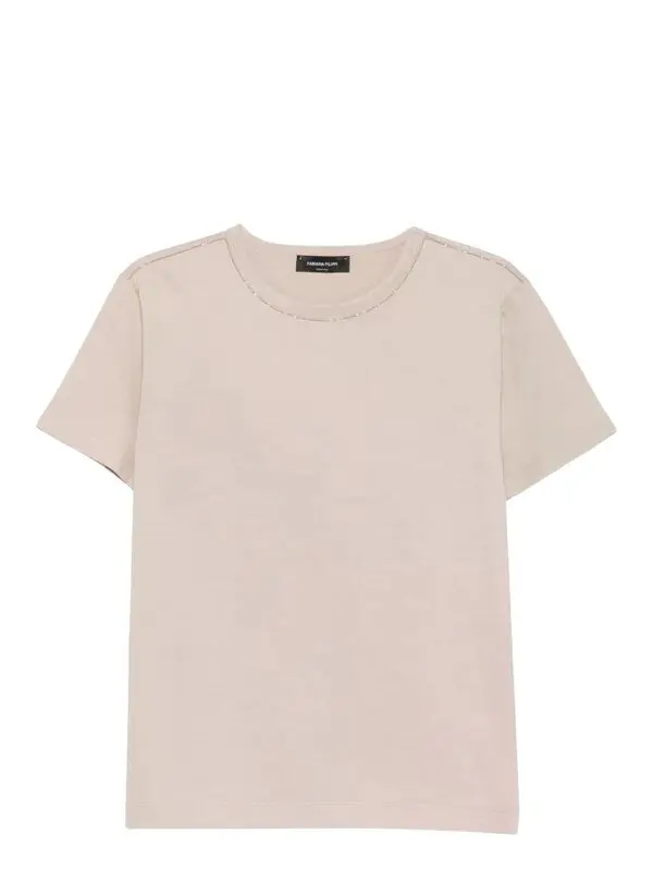 Fabiana Filippi Monili-chain T-shirt - Neutrals