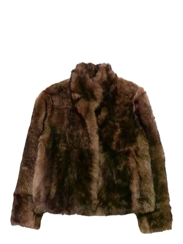 YVES SALOMON Shearling Jacket - Brown