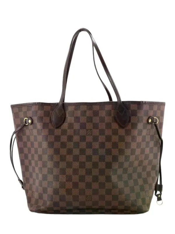 LOUIS VUITTON Neverfull Damier Mm Tote Bag - Brown