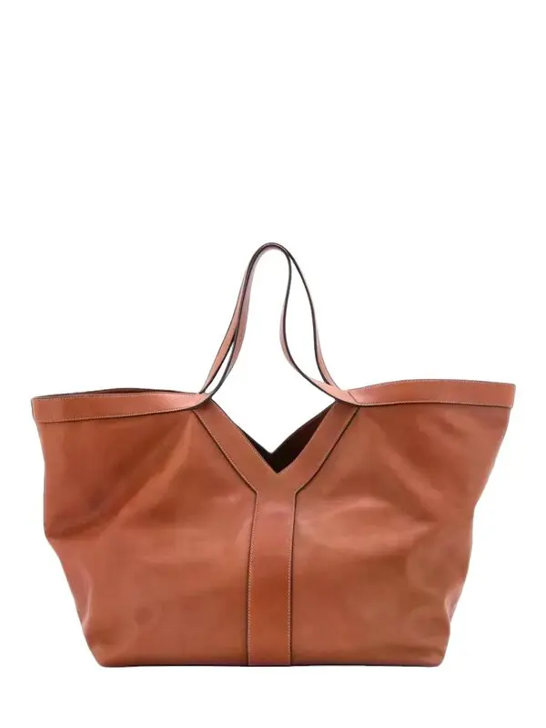 Saint Laurent Y Leather Medium Tote Bag - Brown