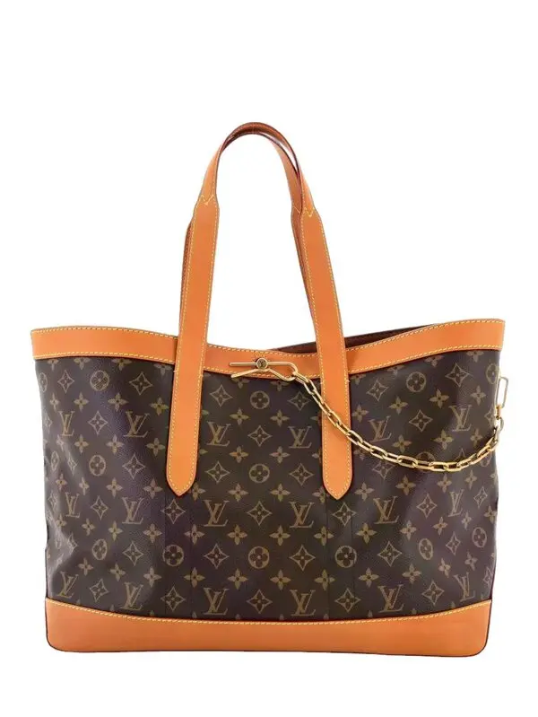 LOUIS VUITTON Cabas Voyage Monogram Canvas Tote Bag - Brown