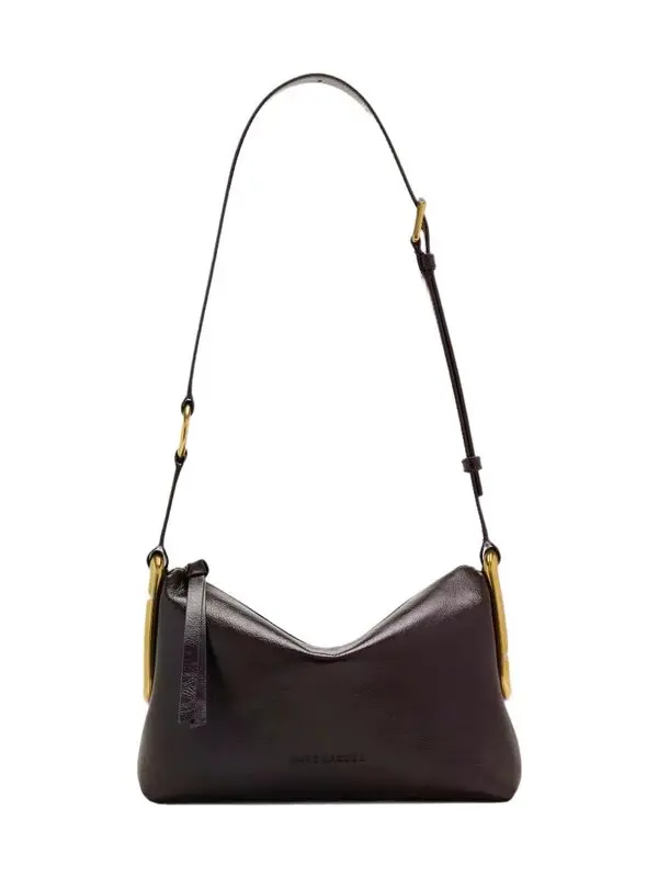 Marc Jacobs Scene Crinkle Leather Shoulder Bag - Brown
