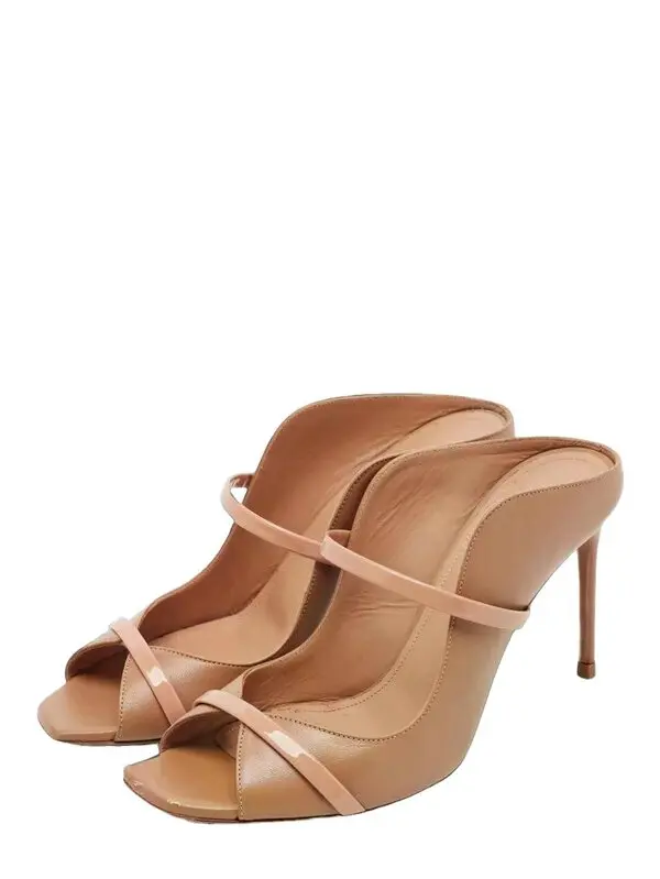 MALONE SOULIERS Patent-strap Sandals - Neutrals