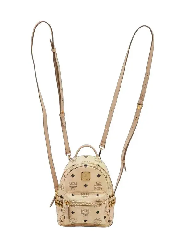 Mcm Visetos Stark Backpack - Neutrals