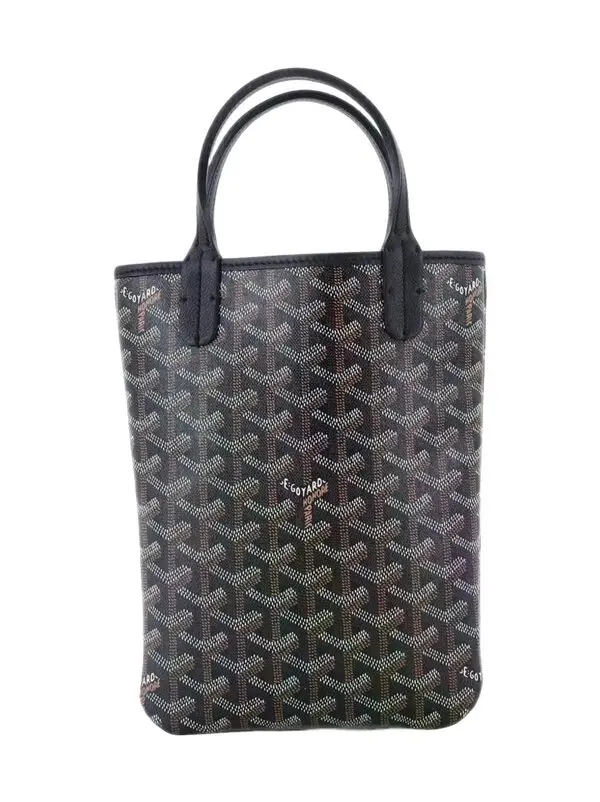 Goyard Coated Canvas Mini Tote Bag - Black