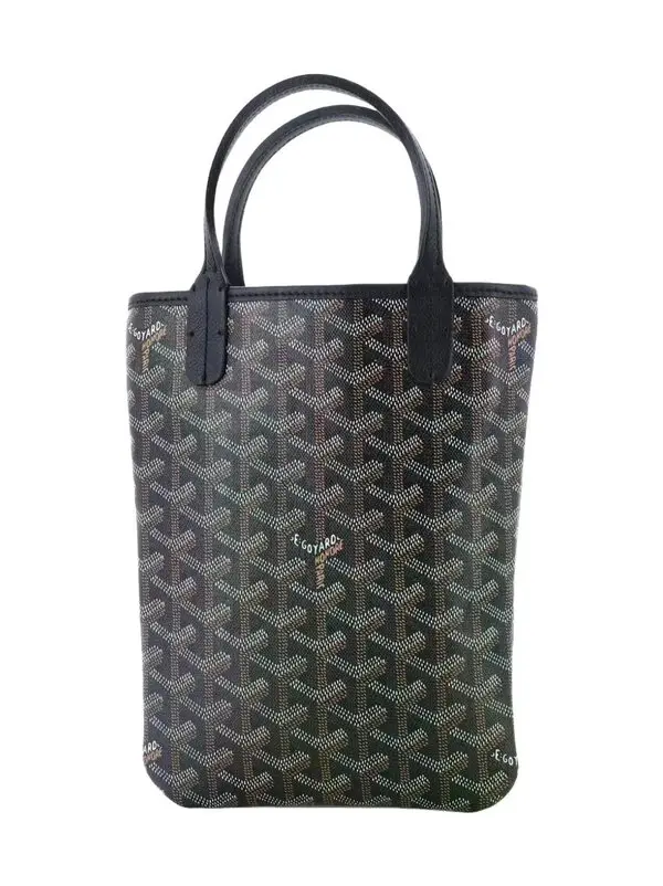 Goyard Coated Canvas Mini Tote Bag - Black