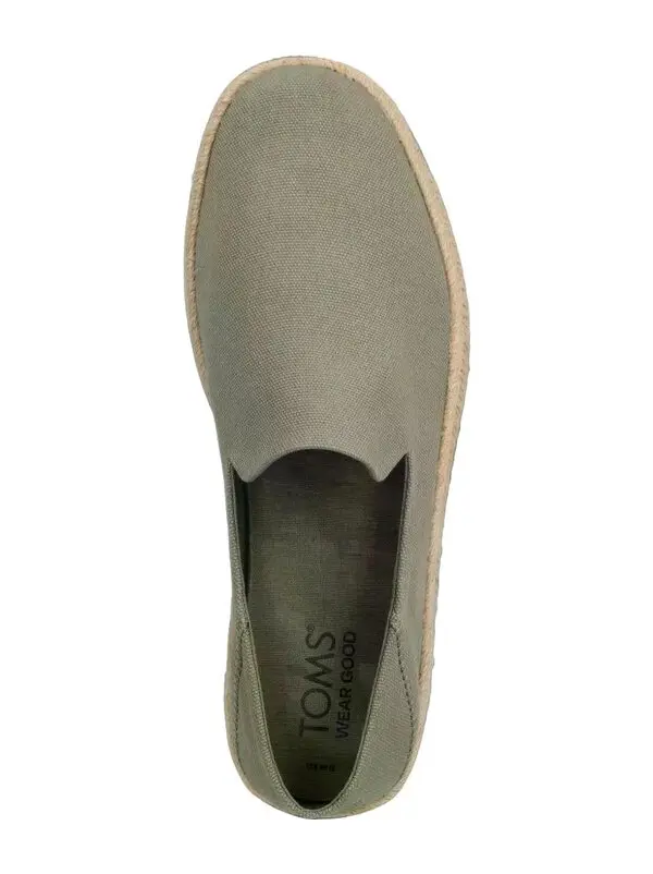 Toms Santiago Braided-sole Espadrilles - Grey