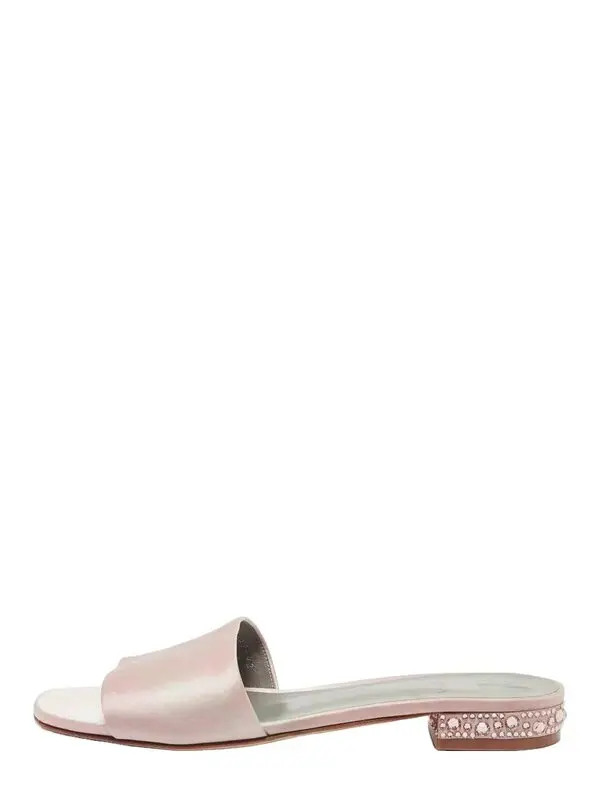 GINA Crystal-embellished Sandals - Pink