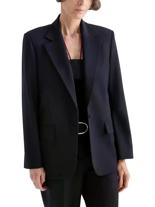 TWP Jillian Single-breasted Blazer - Blue