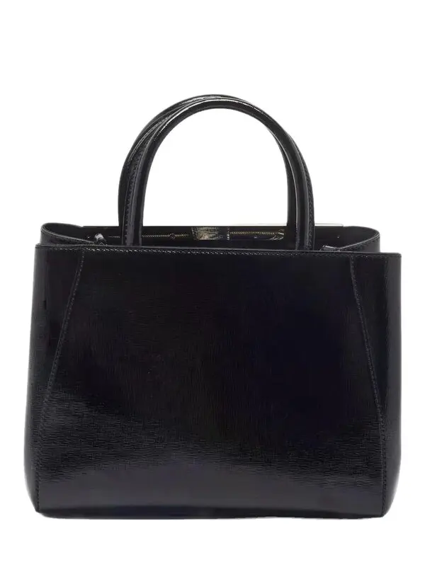 Fendi 2014 Patent Leather Tote Bag - Black