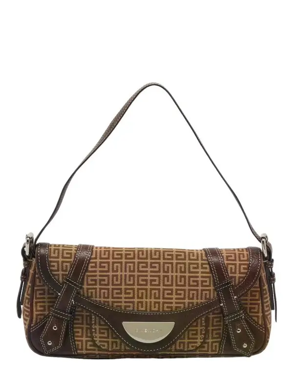 Givenchy 4g Jacquard Shoulder Bag - Brown
