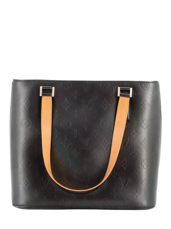 LOUIS VUITTON Mat Stockton Monogram Vernis Tote Bag - Grey