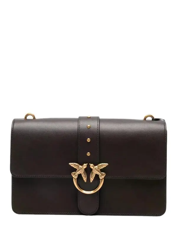 Pinko Leather Cross Body Bag - Brown