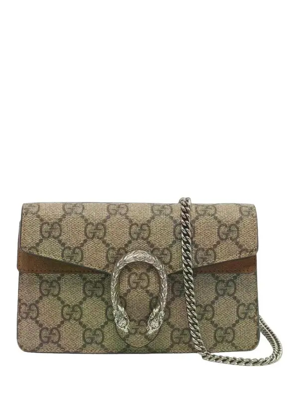 Gucci Gg Supreme Canvas Mini Dionysus Shoulder Bag - Neutrals