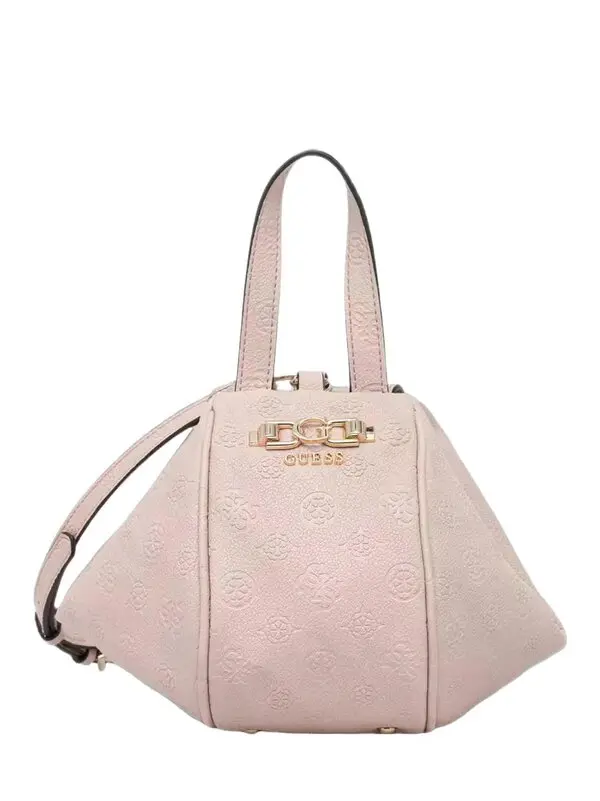 Guess Anise Logo-embossed Tote Bag - Pink