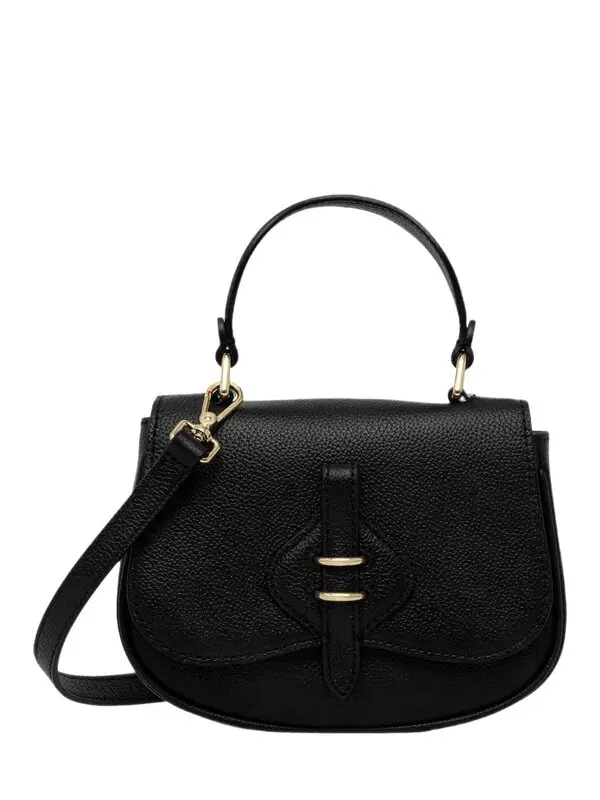 COCCINELLE Mavery Grained-leather Mini Bag - Black