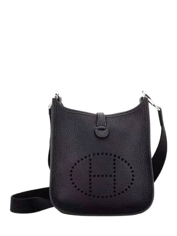 Hermès Evelyne Bag Gen Iii Clemence Tpm Crossbody Bag - Black