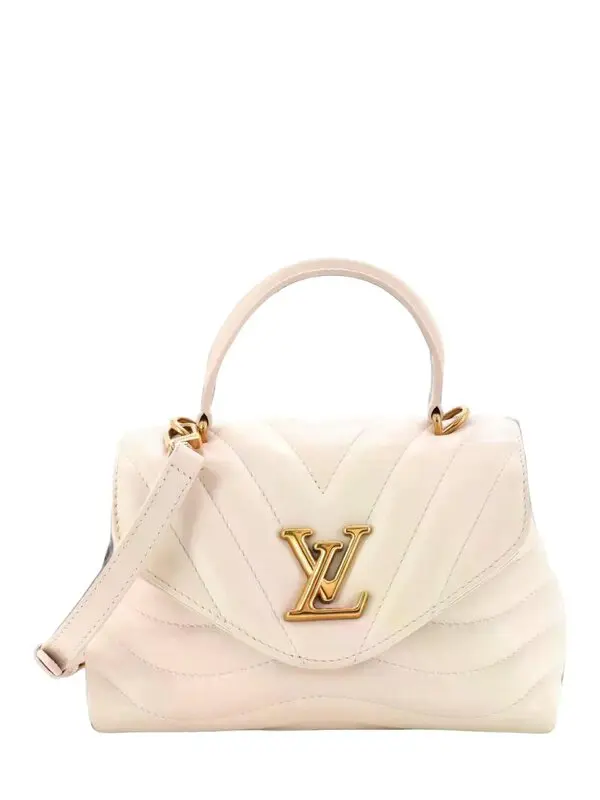 LOUIS VUITTON Quilted Leather Satchel - Neutrals