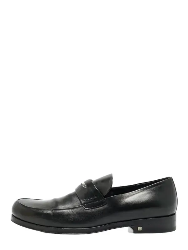 LOUIS VUITTON Major Leather Loafers - Black
