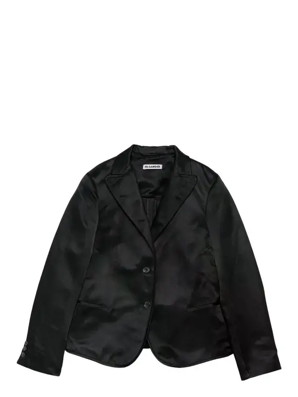 JIL SANDER 2000s Single-breasted Blazer - Black