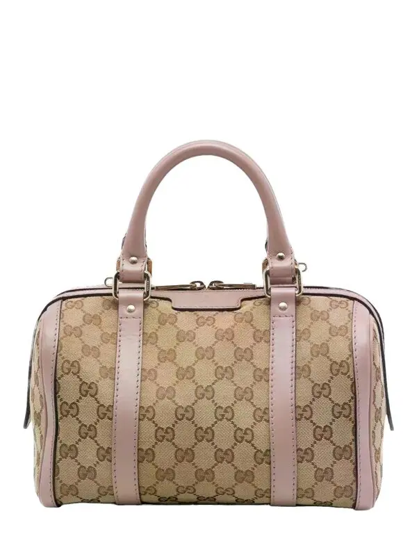 Gucci Small Gg Canvas Joy Boston Bag Satchel - Neutrals