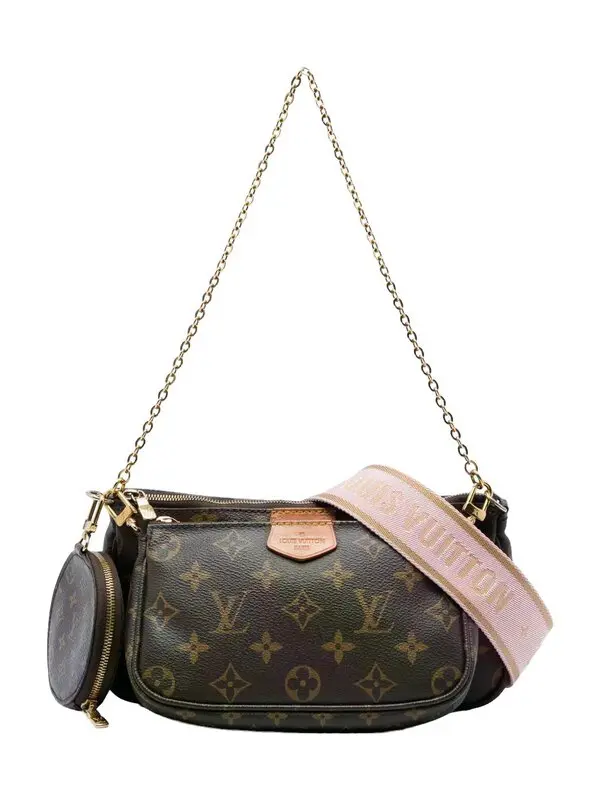 LOUIS VUITTON Monogram Multi Pochette Accessoires Satchel - Brown