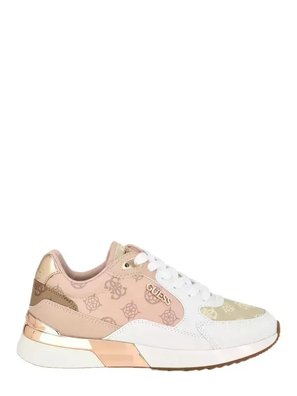 Guess Moxea 4g Logo Sneakers - Pink