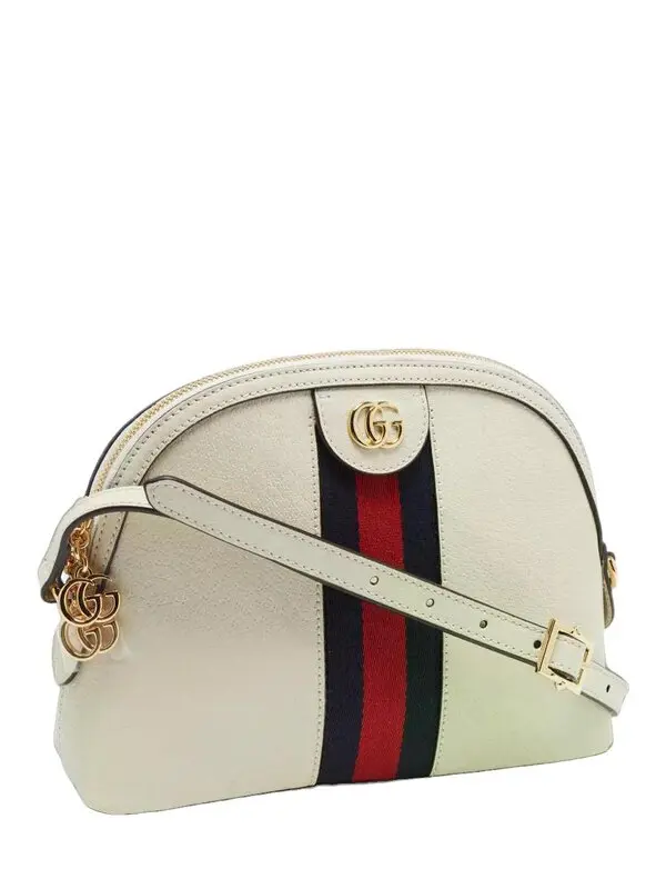 Gucci Small Ophidia Dome Cross Body Bag - White