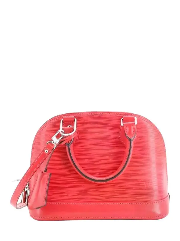 LOUIS VUITTON Epi Leather Alma Bb Satchel - Red