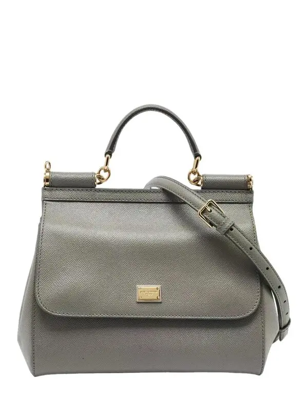 Dolce & Gabbana Miss Sicily Top Handle Bag - Grey