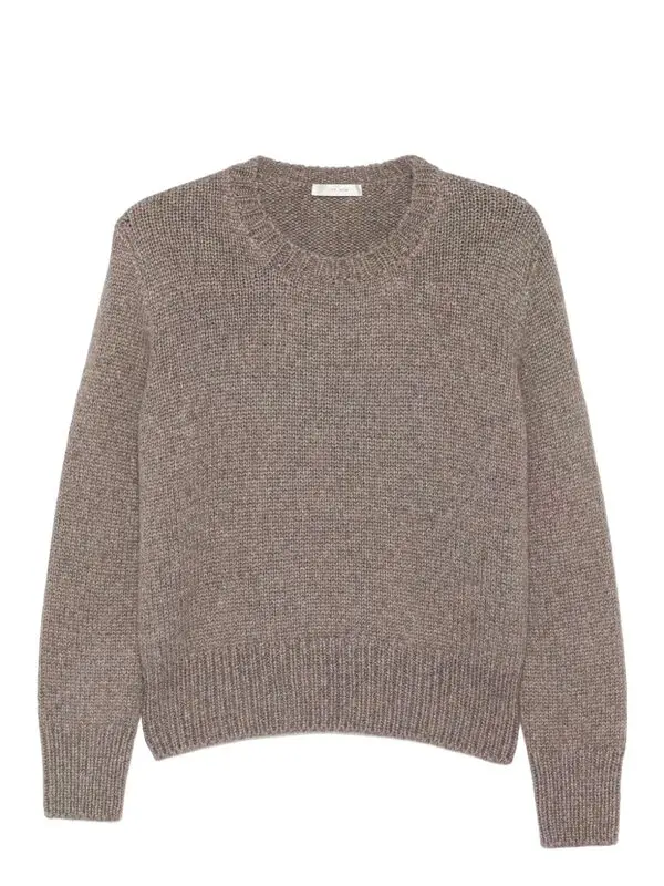 THE ROW Ribbed-knit Crew-neck Pullover - Grey