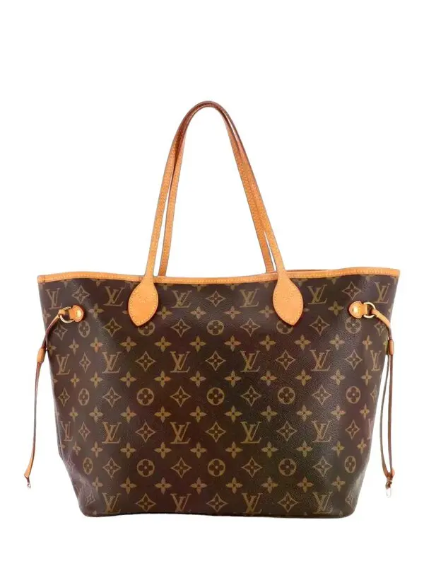 LOUIS VUITTON Neverfull Nm Monogram Canvas Mm Tote Bag - Brown