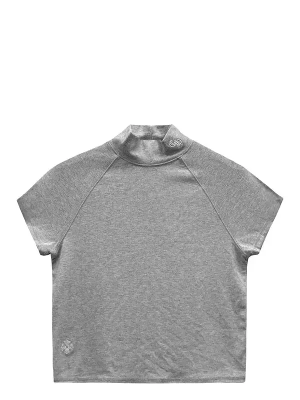 Chrome Hearts Mock-neck T-shirt - Grey