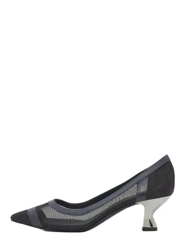 Fendi Colibri Mesh Pumps - Black