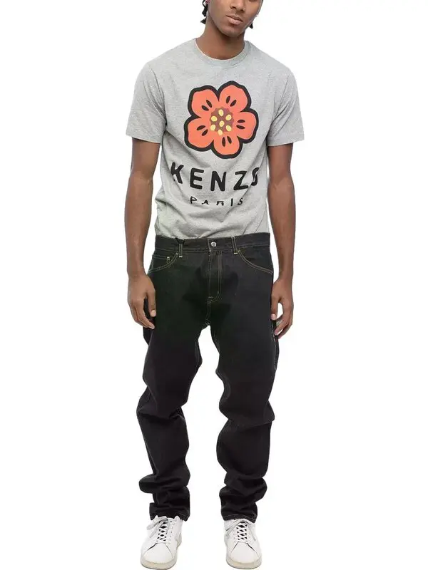 Moncler X Frgmt Regular-fit Dark-wash Jeans - Black