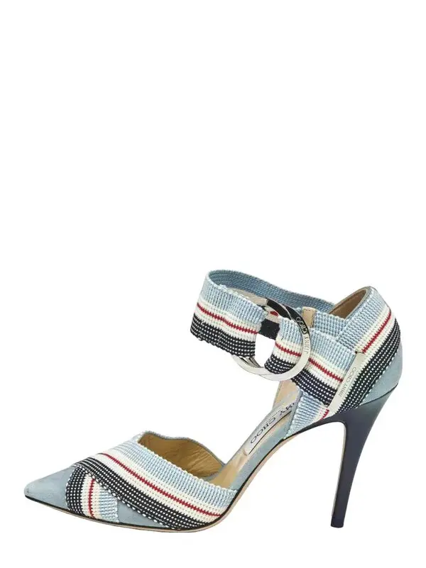 JIMMY CHOO Bailey Pointed-toe Pumps - Blue