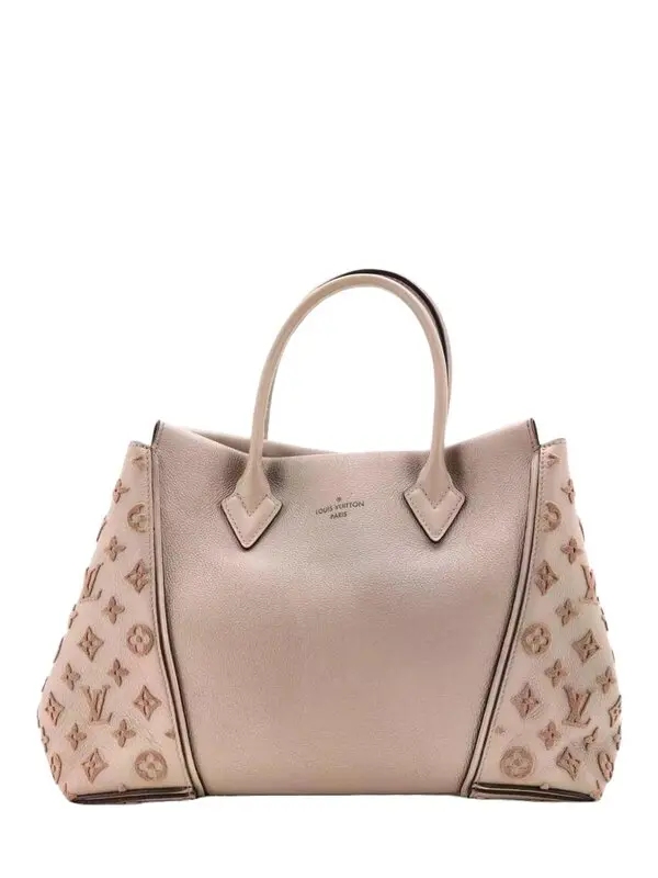 LOUIS VUITTON Veau Cachemire Calfskin Pm Tote Bag - Neutrals