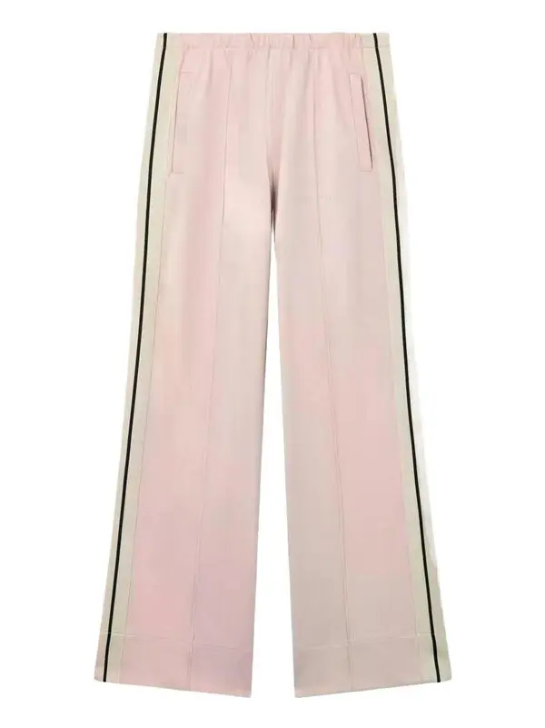 Palm Angels Logo-embroidered Side-stripe Track Pants - Pink