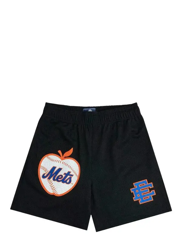 ERIC EMANUEL New York Mets Mesh Shorts - Black