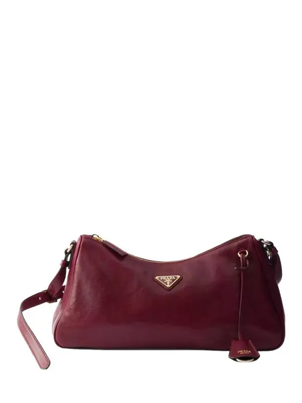 Prada Aimée Large Nappa-leather Bag - Red