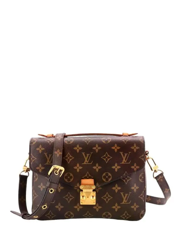 LOUIS VUITTON Pochette Metis Monogram Canvas Crossbody Bag - Brown