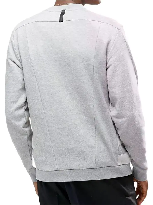 Adidas Street Modern Logo-detail Sweatshirt - Grey