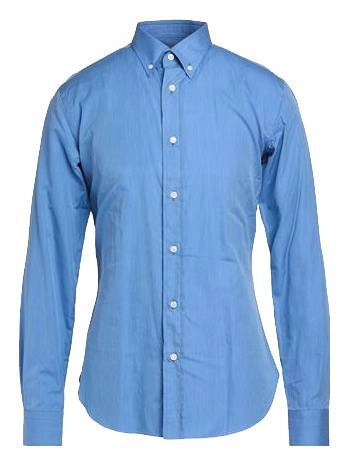 Brioni Shirt Size Cotton, Silk - Blue