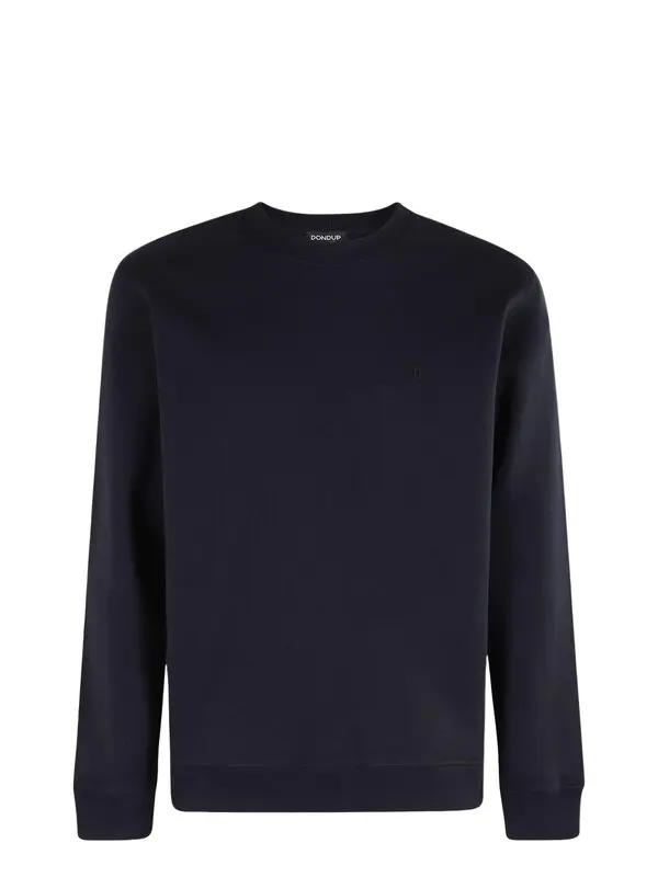 DONDUP Regular Fit Crewneck Sweatshirt - Blue