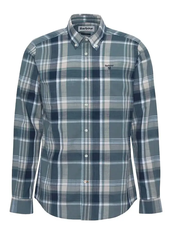 Barbour Kidd Tailored Long-sleeved Shirt - Blue